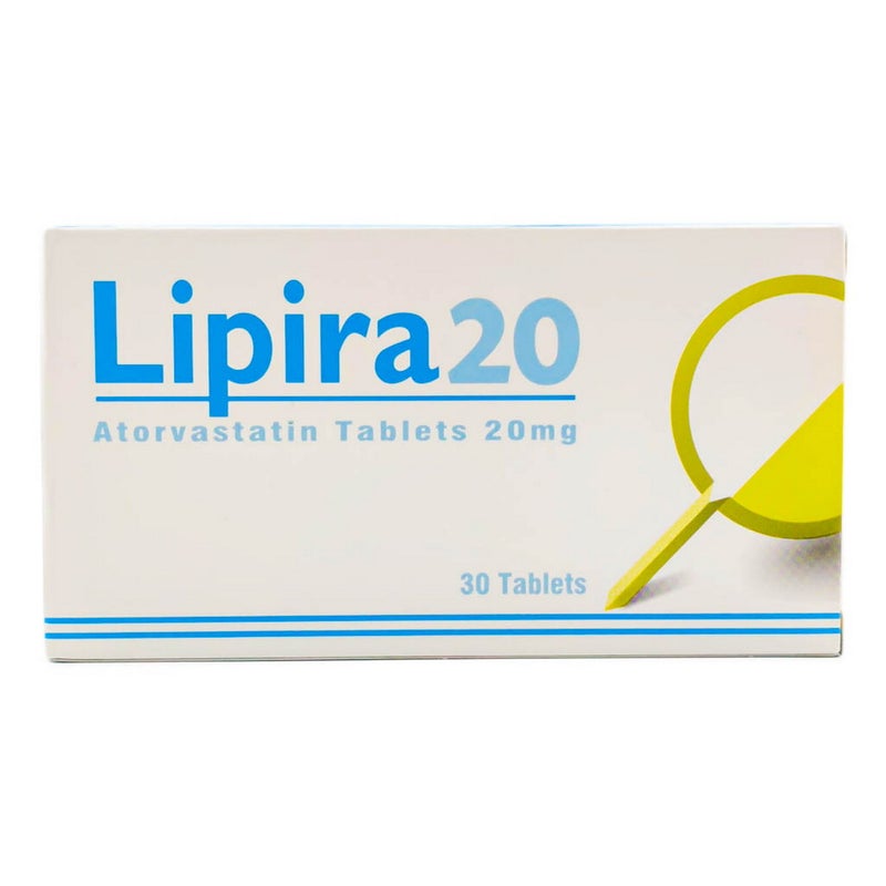 Lipira 20mg Tablets, Pack of 30's Online | myAster UAE