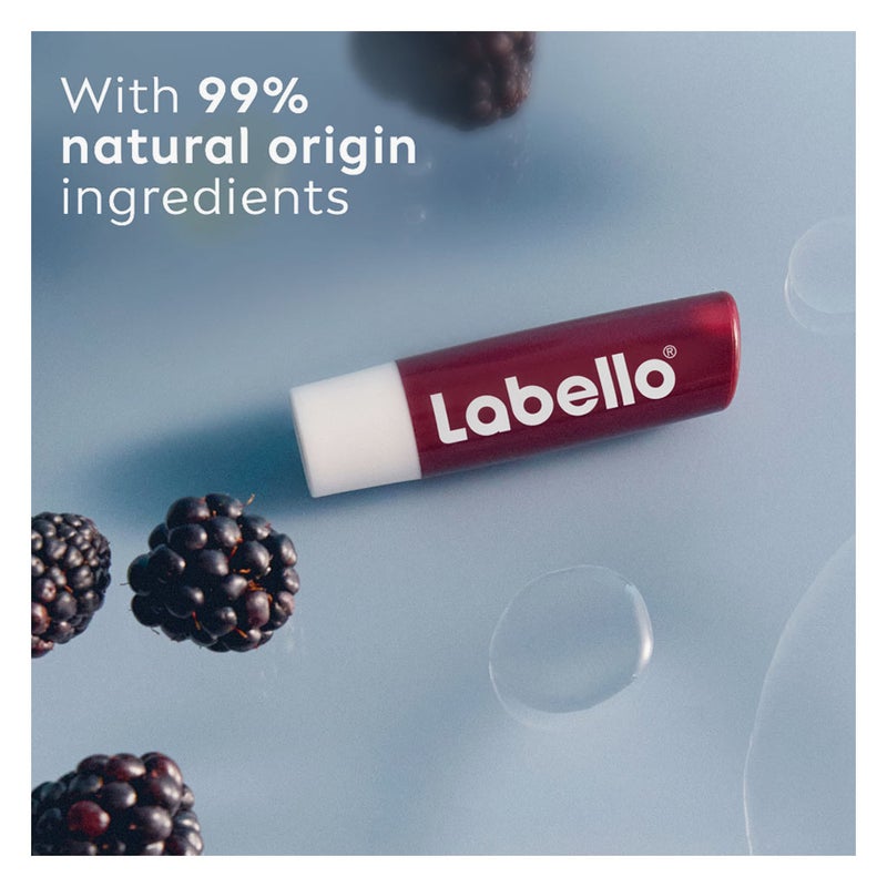 Labello 24H Moisture Black Berry Shine Lip Balm 4.8g - Burgundy Tint ...
