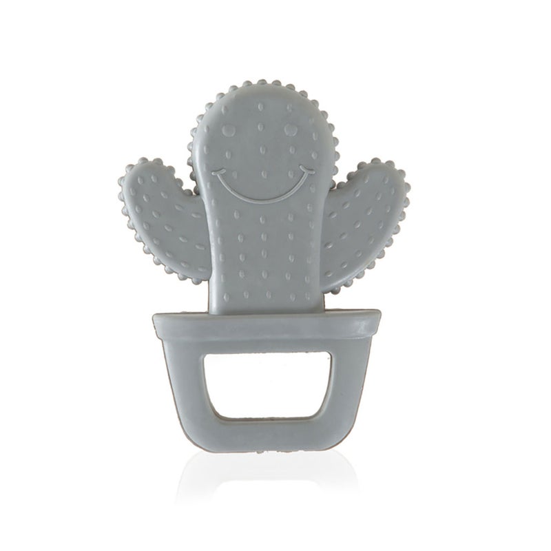 Babyjem Soft Teether Cactus Shape, For 3+ Months Baby - Grey Online ...