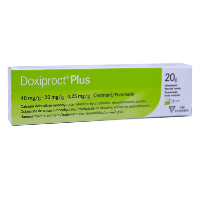 Buy Doxiproct Plus Rectal Ointment For Hemorrhoids 20g - myAster Online ...