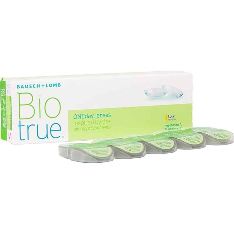 Buy Biotrue One Day Clear Contact Lenses -4.25 D With Base Curve 8.6 ...