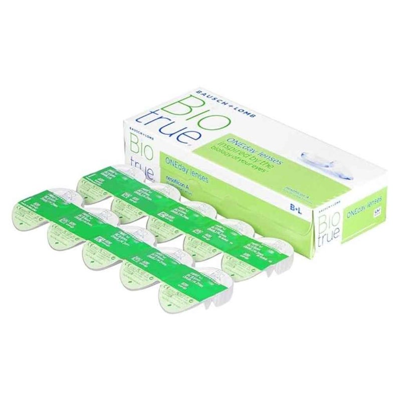 Buy Biotrue One Day Clear Contact Lenses -4.5 D With Base Curve 8.6 ...